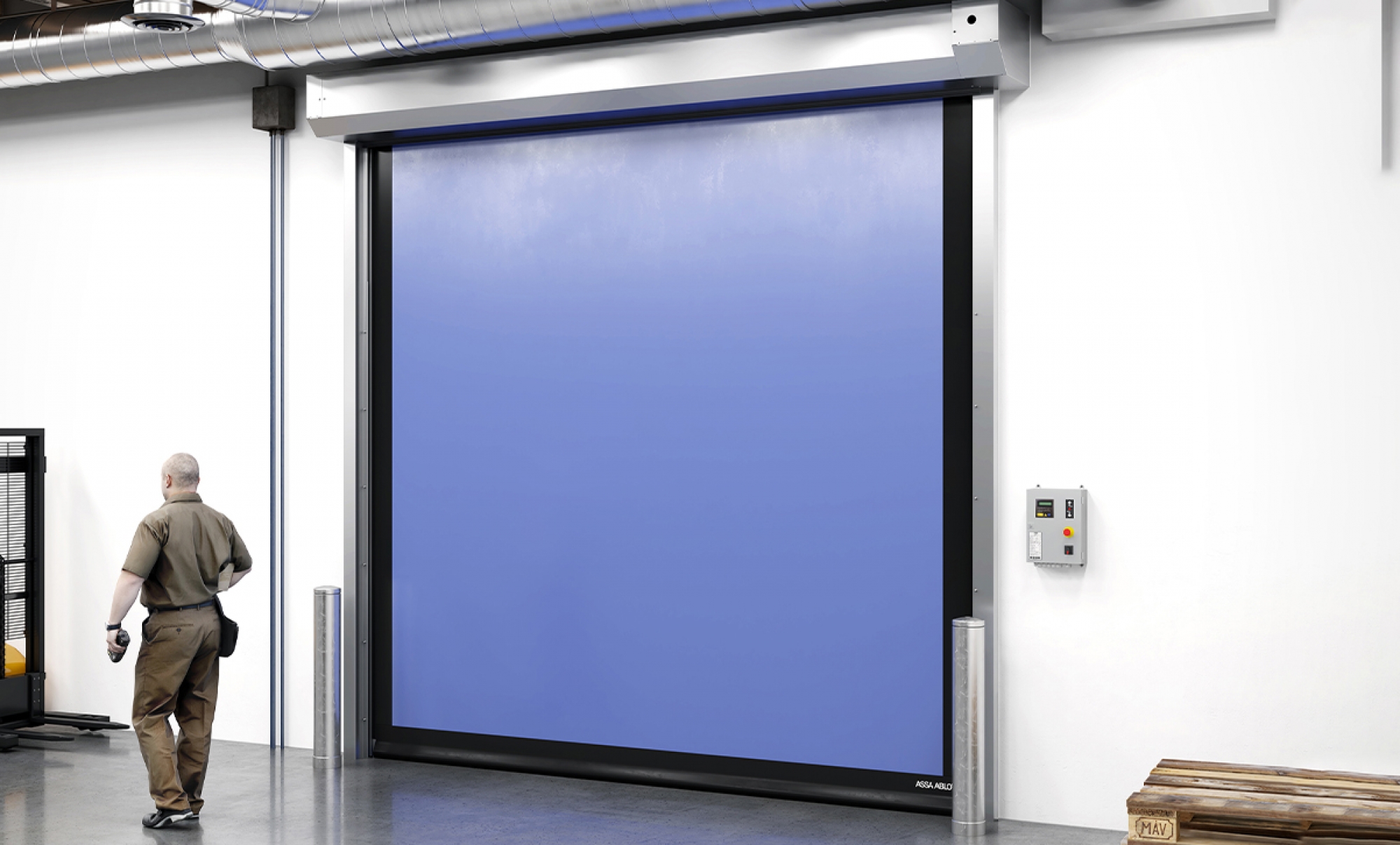 Portes rapides à enroulement spirale - Galvolux