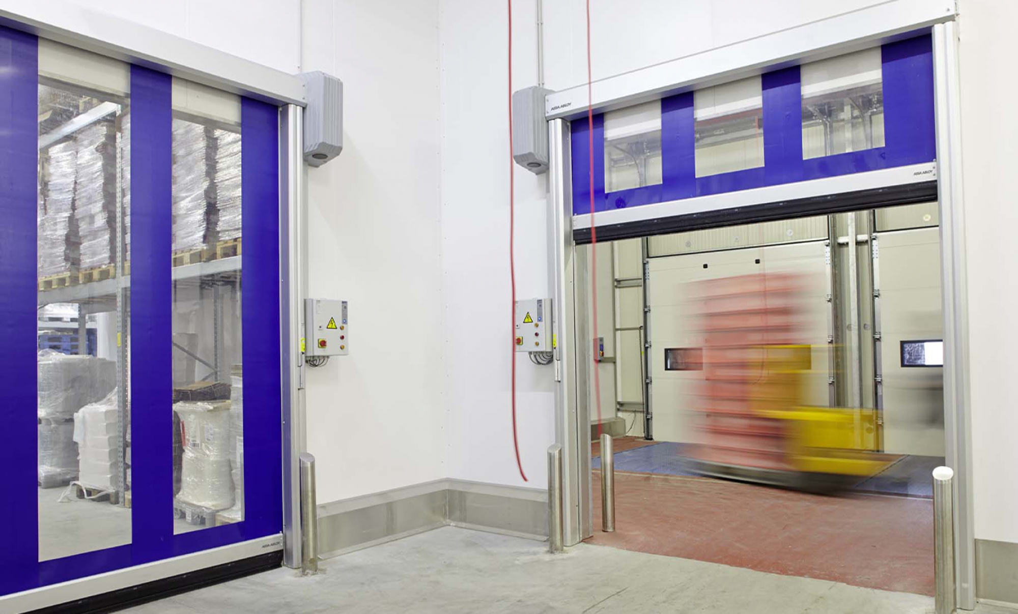 Portes rapides à enroulement spirale - Galvolux