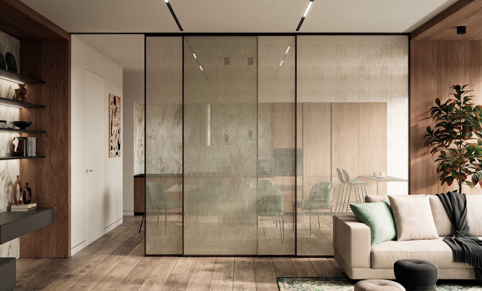 Schiebewände: flexible Raumtrennung - Galvolux