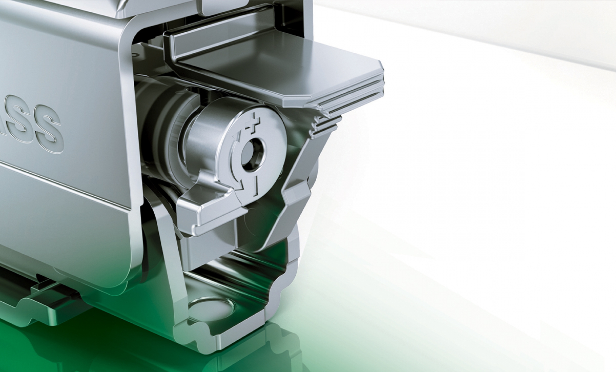 Das Scharnier mit werkzeugloser Montage - Galvolux